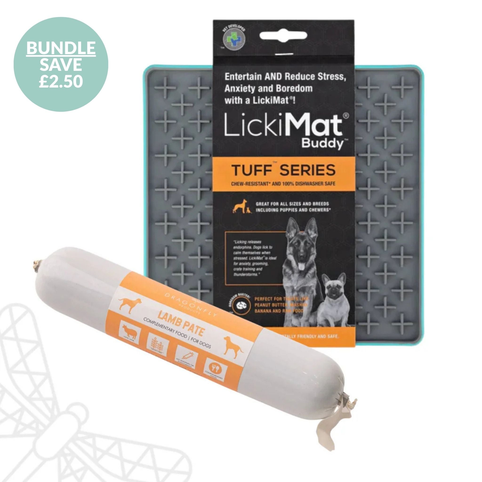 LickiMat Tuff™ & Meat Pâté Enrichment Bundle for Dogs | Save £2.50 ...