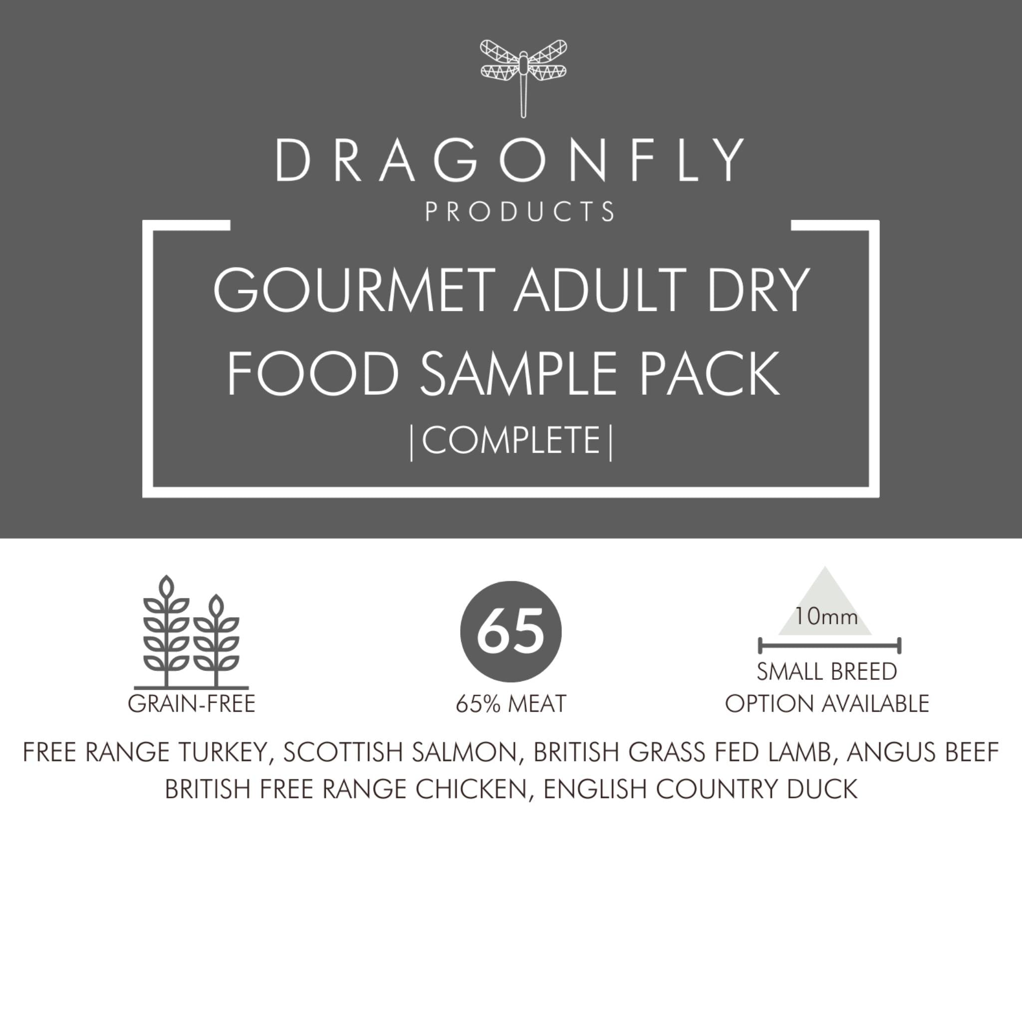 Sample Packs of Dry Dog Food | Dragonfly Products